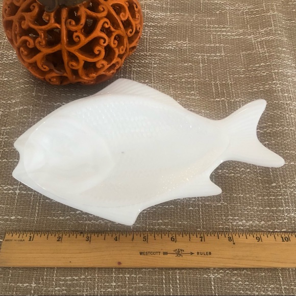 Accents | Vintage Milk Glass Fish | Poshmark